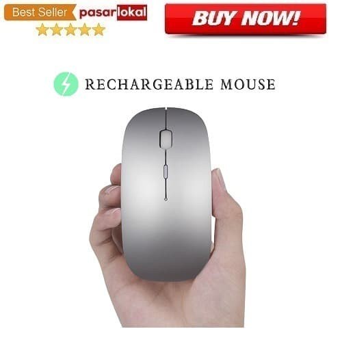 Jual Mouse macbook air macbook pro Mouse Bluetooth Rechargeable ...