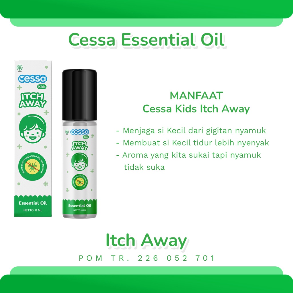 Jual Cessa baby oil cessa kids ( 0-2 Tahun ) FEVER DROP Cessa essential ...