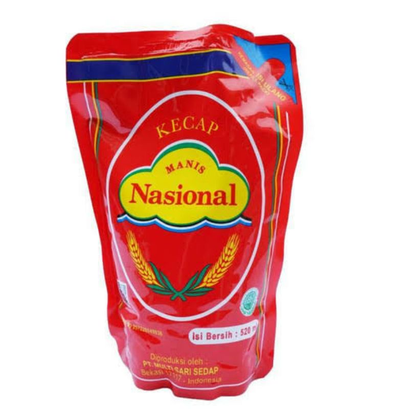 Jual KECAP NASIONAL ISI ULANG REFILL 520ml | KECAP MANIS | Shopee Indonesia