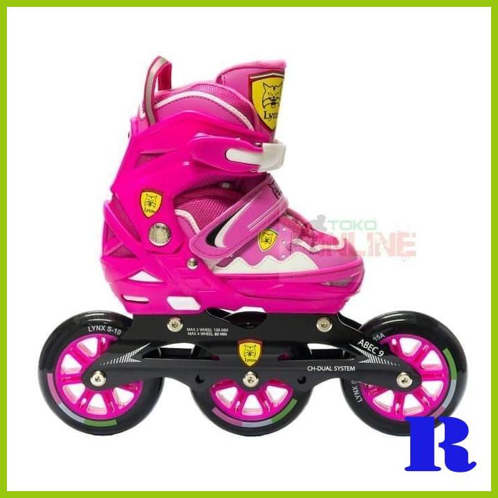 Jual [DST] Sepatu Roda SPEED LYNX SPS65 Semi Speed Inline ( Pink ...