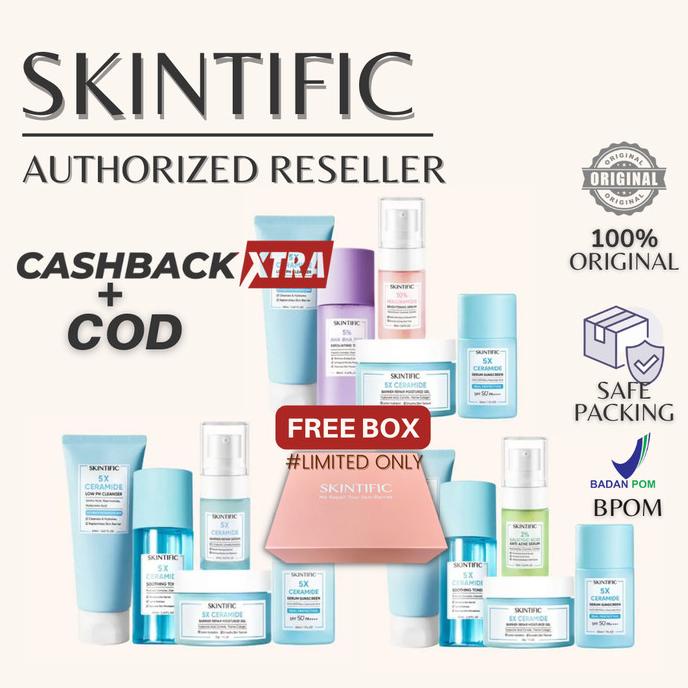 Jual SKINTIFIC Face & Skincare / Glowing / Acne / Repair Barrier set ...