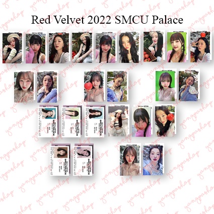 Jual [READY / SET] REVE 2022 SMCU PALACE PHOTOCARD FAN MADE UNOFFICIAL YANGPASHOP RV JOY IRENE ...