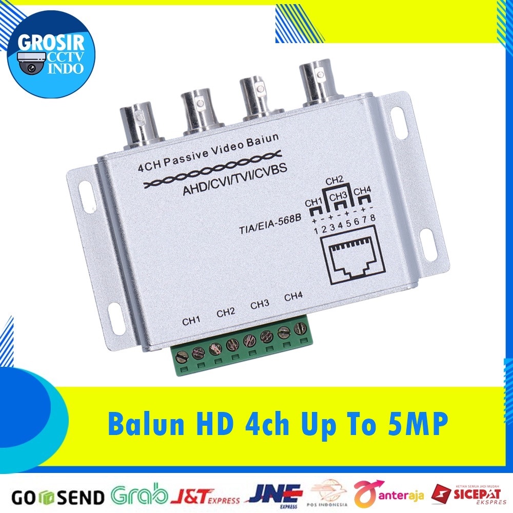 Jual VIDEO BALUN 4CH UP TO 5MP | Shopee Indonesia