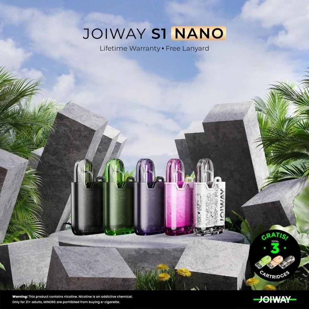 Jual JOIWAY S1 NANO 600mAh POD KIT AUTHENTIC BY JOIWAY | Shopee Indonesia