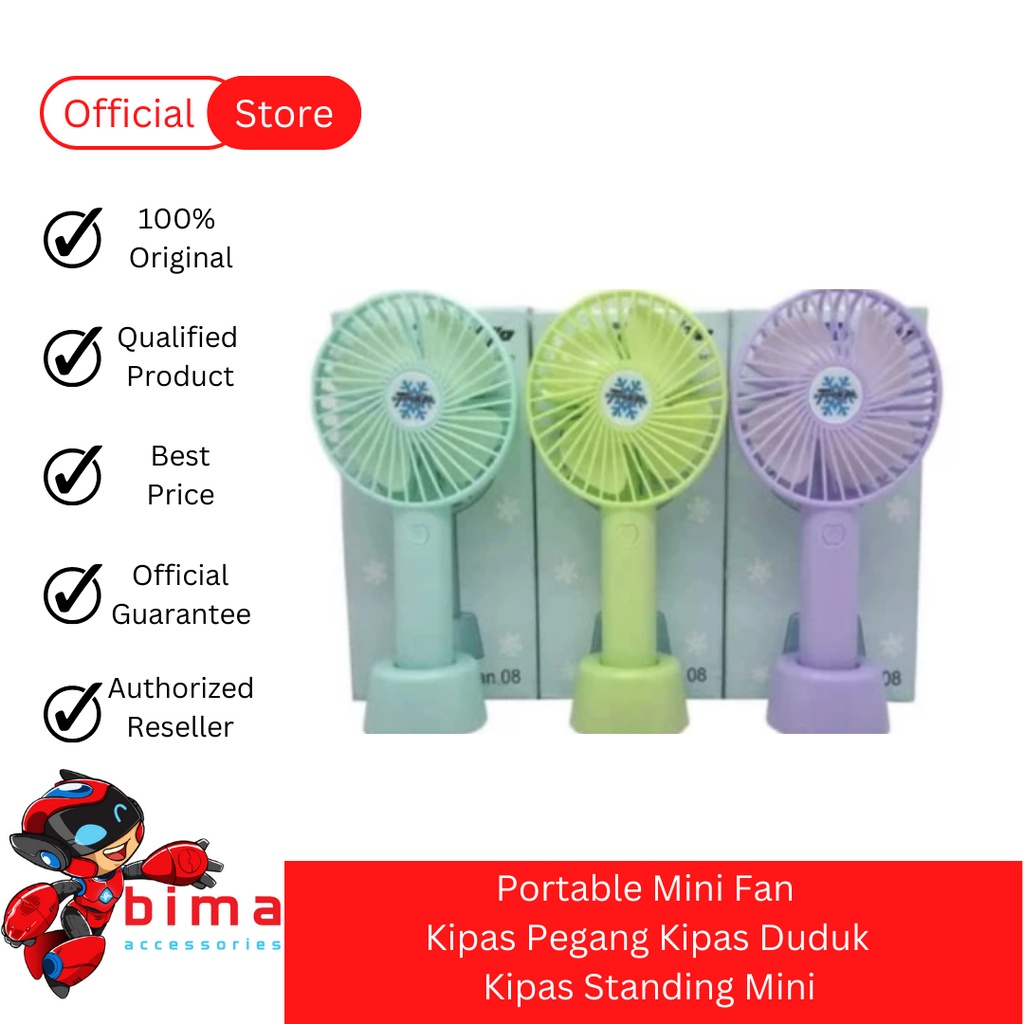 Jual Portable Mini Fan Kipas Mini Portable Kipas Pegang Kipas Duduk ...