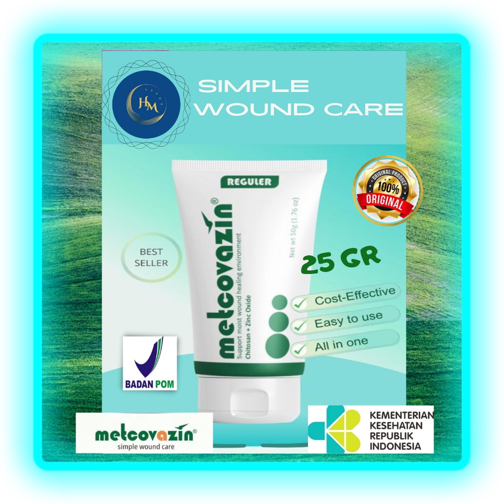Jual Metcovazin Reguler 25gr Obat Salep Krim untuk Luka, Dekubitus ...