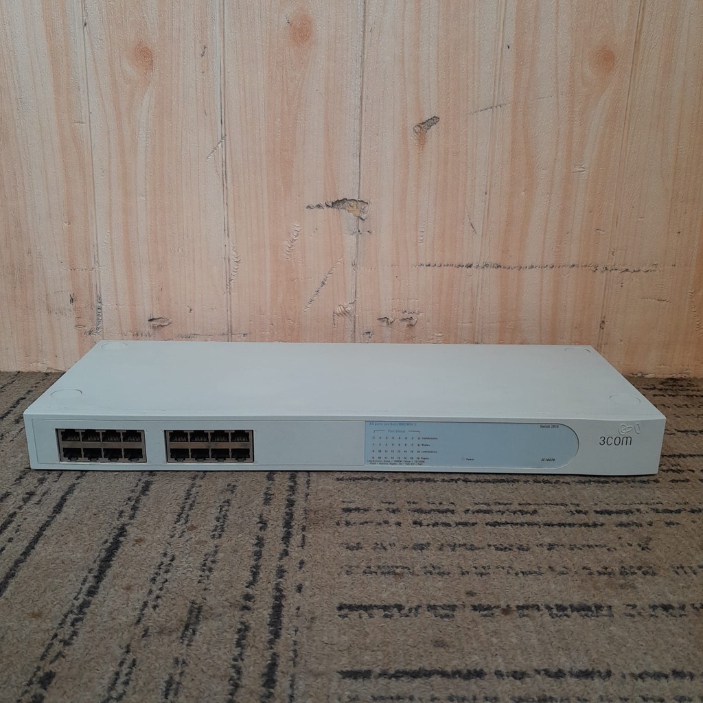 Jual Switch Hub Gigabit 16 Port 3Com 2816 Unmanage SIap Pakai Tinggal ...