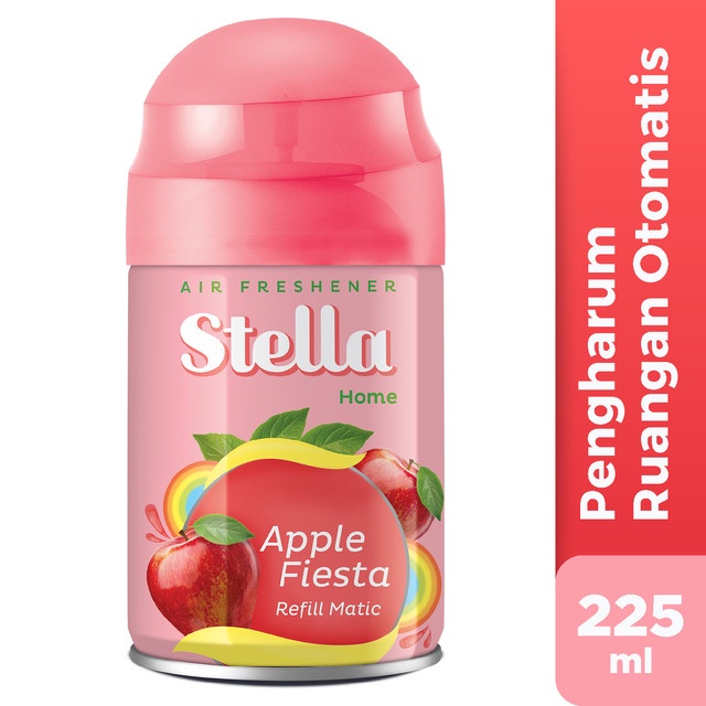 Jual STELLA MATIC REFIL 225ml FRUIT/APPLE FIESTA / PENGHARUM RUANGAN ...