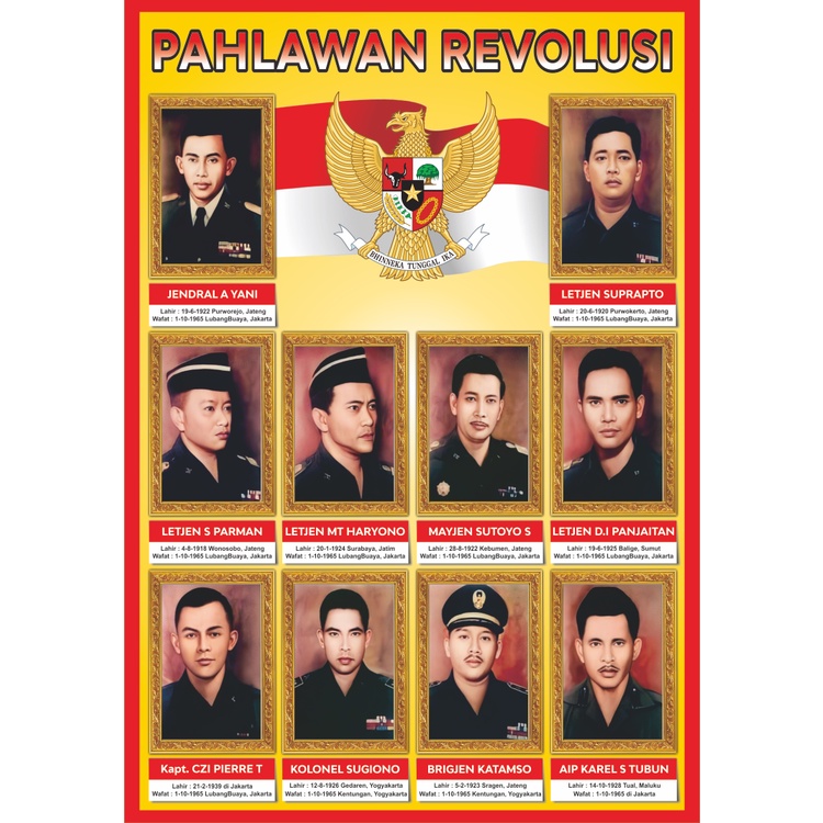 Jual POSTER PAHLAWAN Nasional | Revolusi | Walisongo | Shopee Indonesia
