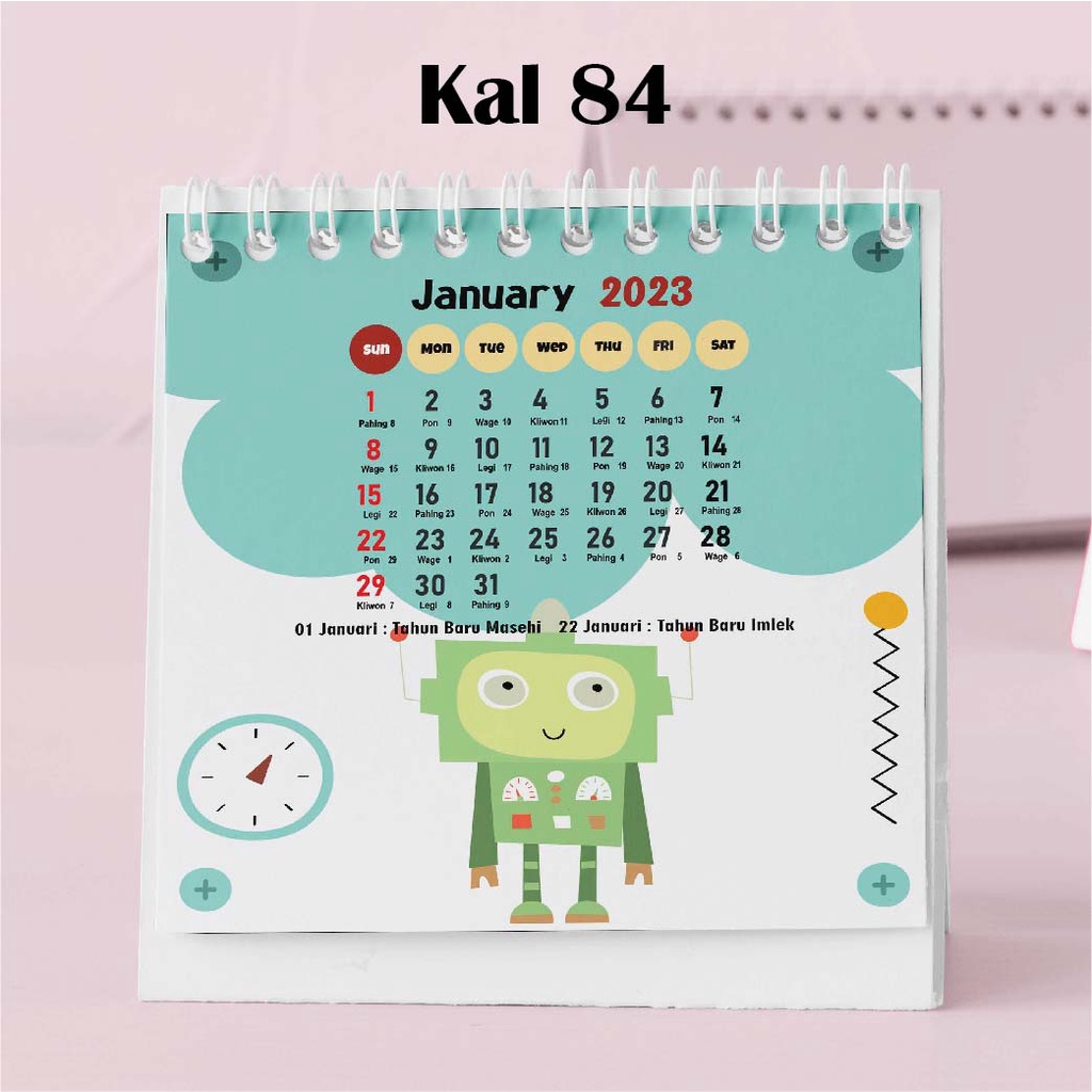 Jual Artomaringi Kalender Mini 2024 / Kalender Meja 2024 Custom KAL84 ...