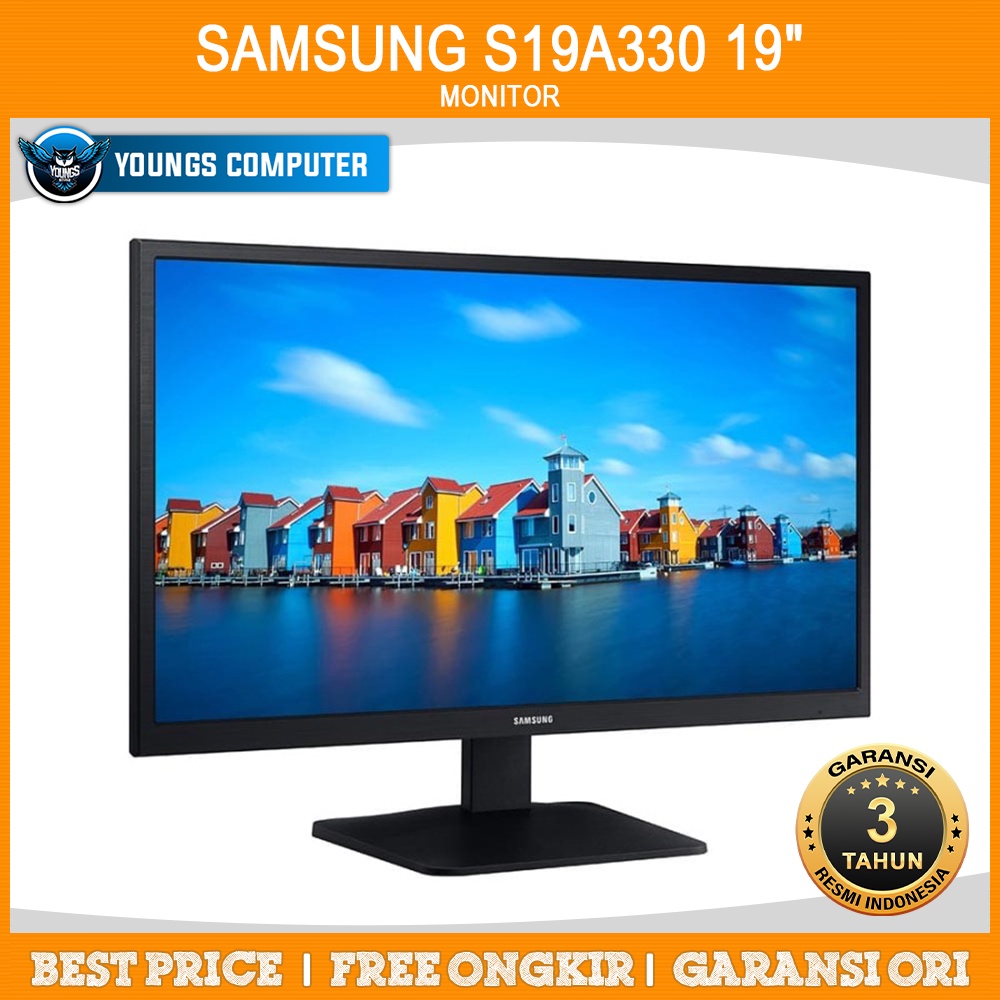 Jual SAMSUNG S19A330 FLAT HDMI GARANSI RESMI LED MONITOR 19" INCH ...