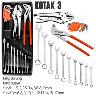 Jual Tool Kit 85 Pcs Tool Box Perkakas Kunci Sok Set Pekerjaan Mobil Tool Box Set Alat Bengkel ...