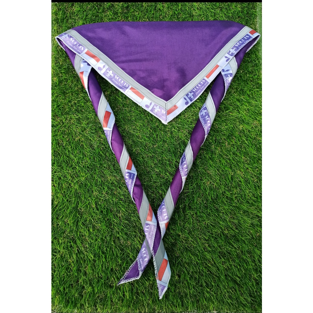 Jual SCRAF PRAMUKA UNGU TERONG LIS SCOUTS | Shopee Indonesia