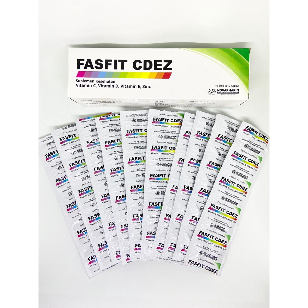 Jual Fasfit CDEZ (100 kapsul/10 kaplet) | Shopee Indonesia