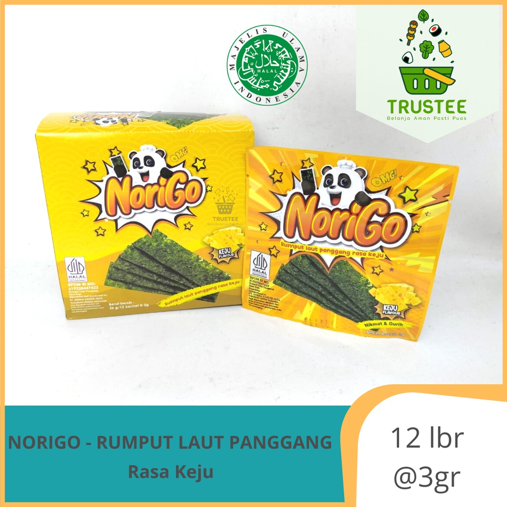Jual NORIGO Nori Sachet / Seaweed Snack / Camilan Rumput Laut Sachet ...
