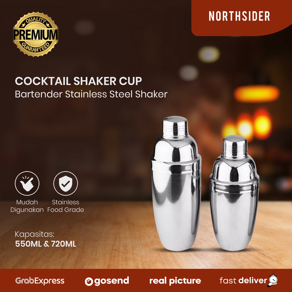 Jual Cocktail Shaker stainless steel | Shopee Indonesia