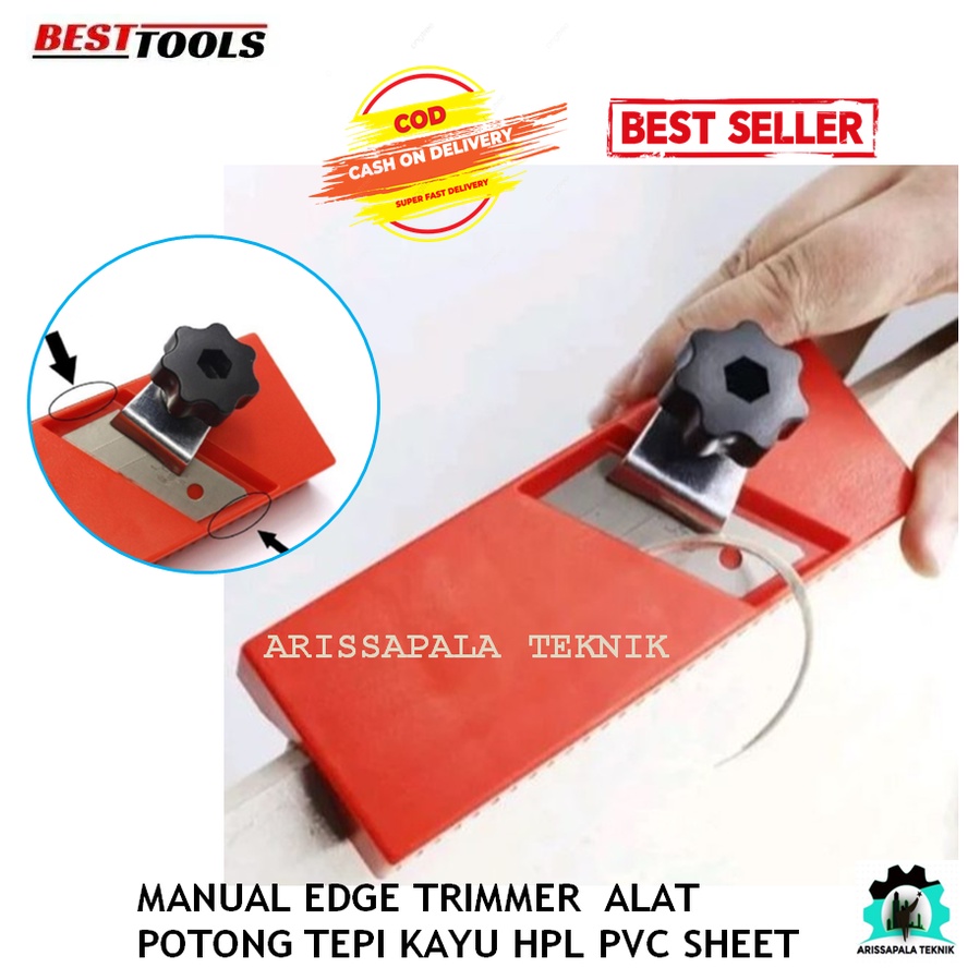 Jual Manual Edge Trimmer Serut Planer Cutter Edging HPL Kayu Decosheet ...