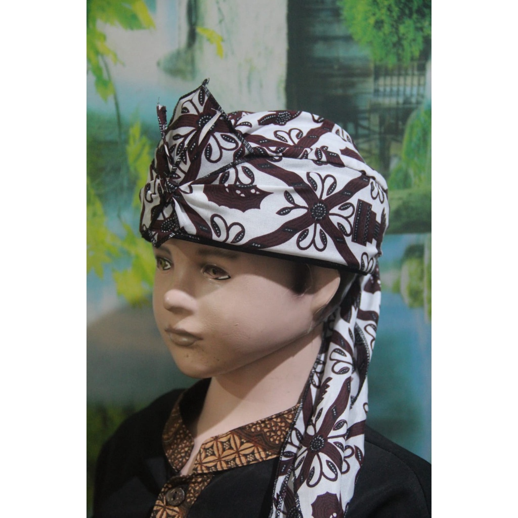 Jual blangkon sunda jawa batik tradisional dewasa anak atas tutup (IKTA ...