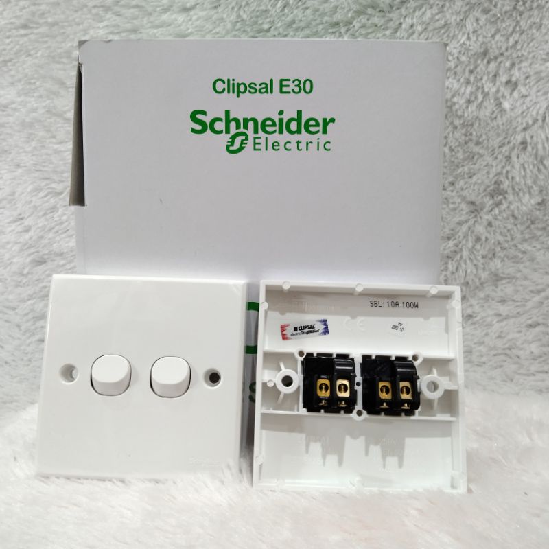 Jual schneider saklar seri tanam clipsal | Shopee Indonesia