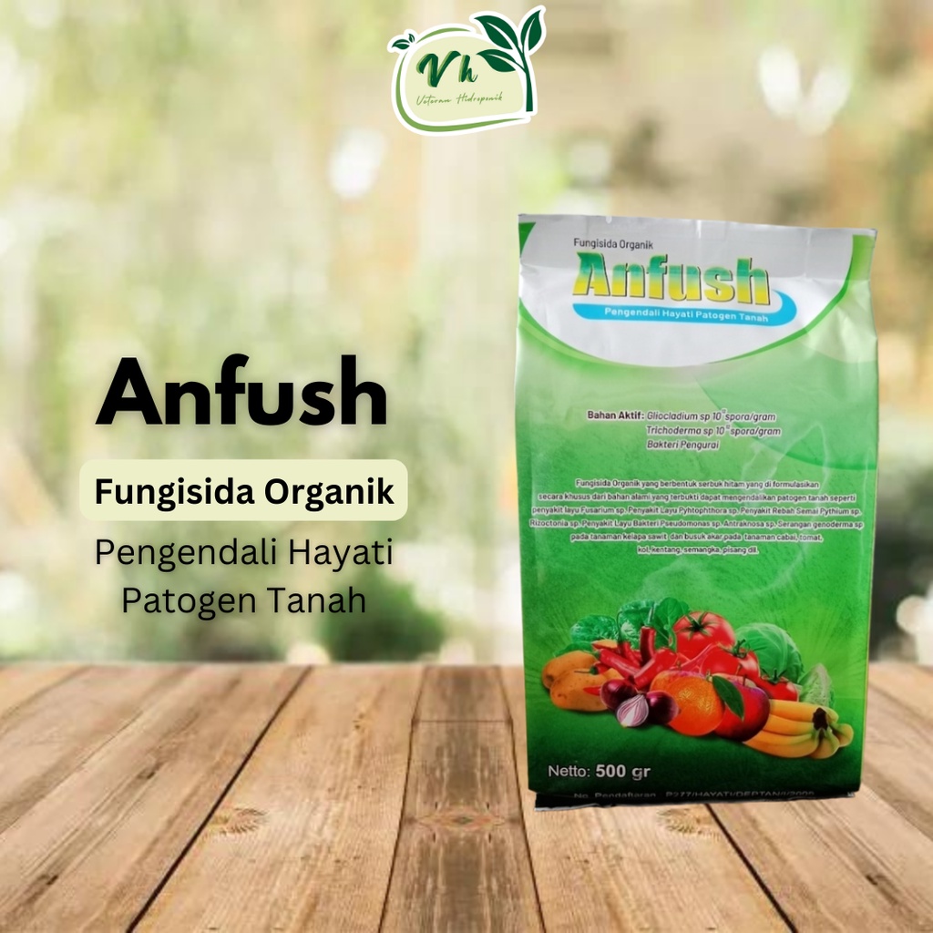 Jual ANFUSH 500 Gram Pupuk Pengendali Hayati Patogen Tanah Mencegah ...