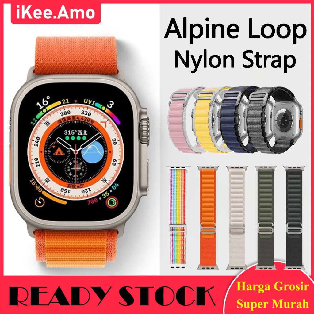 Jual Alpine Loop Nylon Tali Strap Apple Watch Iwatch Ultra Breathable ...