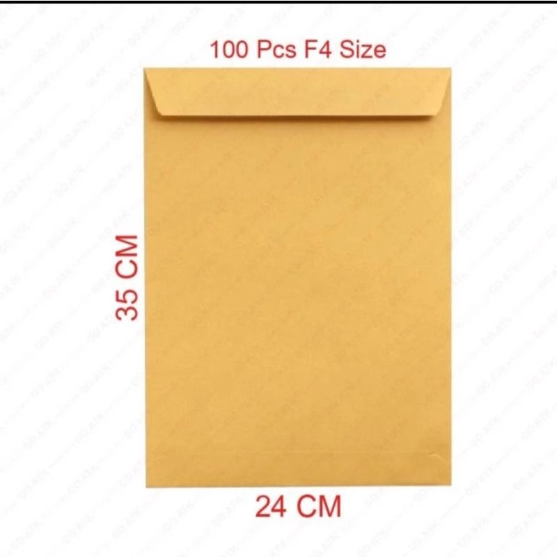 Jual Amplop Coklat Folio/ FC/ F4 (100 pcs) | Shopee Indonesia