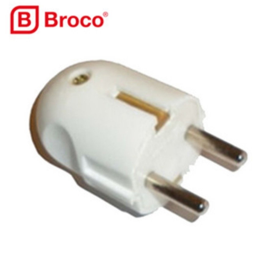 Jual Broco Steker Arde 13310 White Round Plug BROCO STEKER ARDE ...