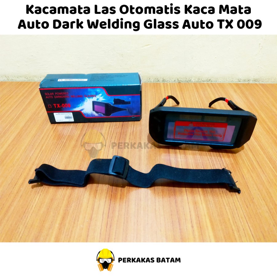 Jual Auto Darkning Welding Glass Kacamata Las Otomatis Komplit Belt ...
