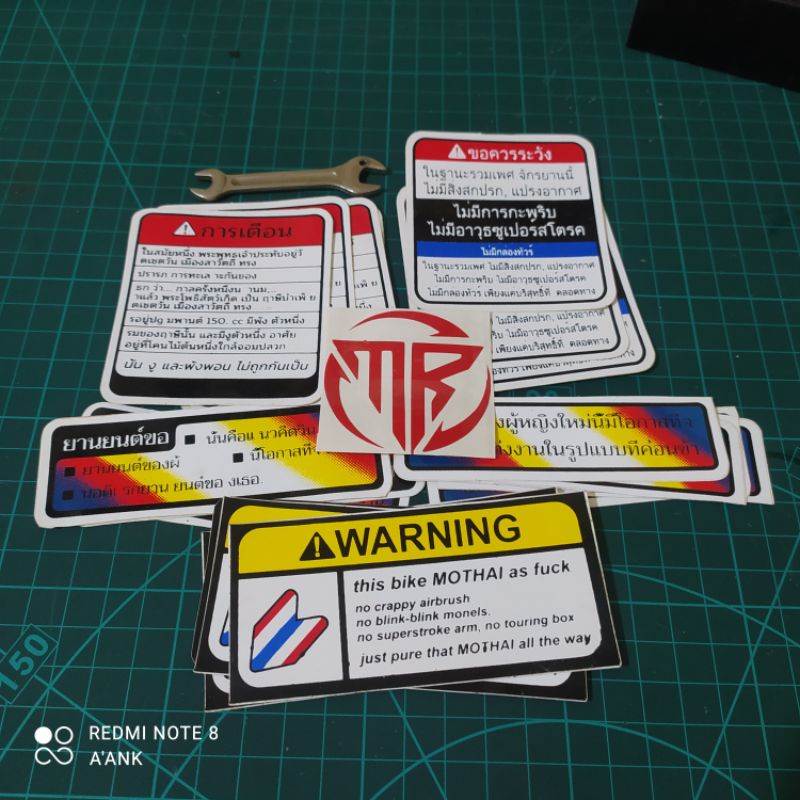 Jual stiker print sticker printcut stiker Thailand stiker Thailook ...