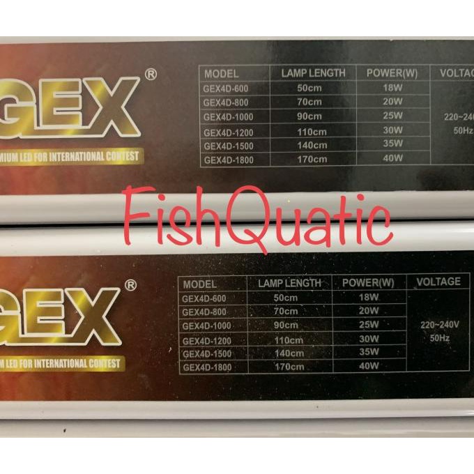 Jual Lampu Led Aquarium Sakkai Pro Gex Lampu Tanning Arowana | Shopee Indonesia