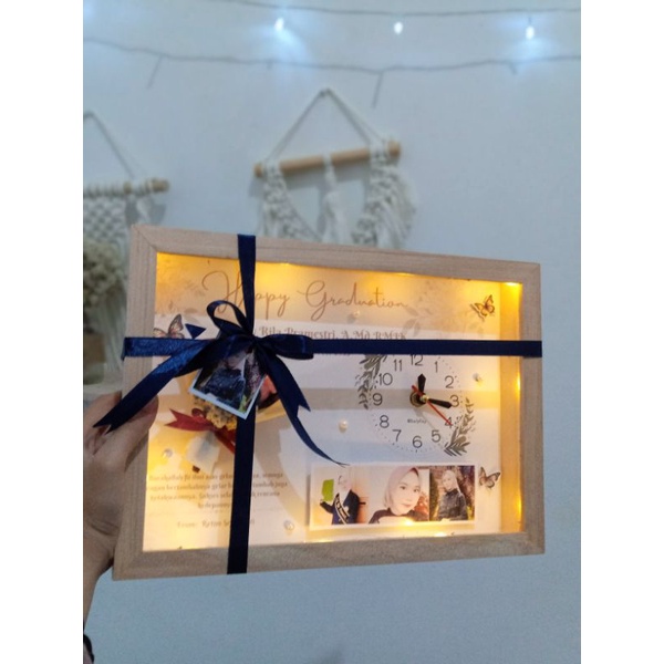 Jual frame mini gold+jam (paket hanya frame dan jam tanpa mini gold ...