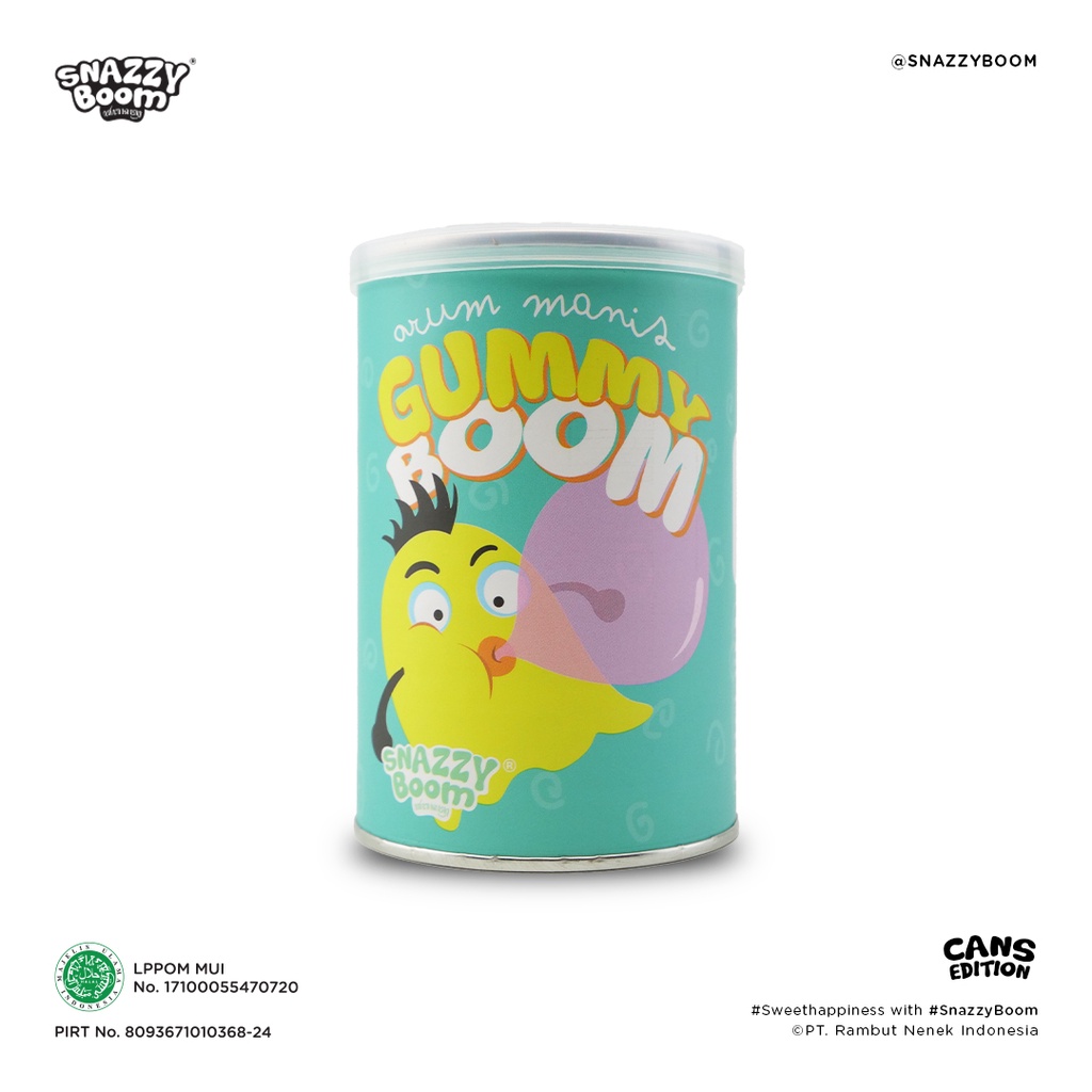 Jual Snazzy Boom Gummy Cans Edition - Arum Manis / Gulali / Rambut ...