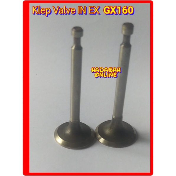 Jual Klep Valve IN EX Mesin Engine Genset GX160 | Shopee Indonesia