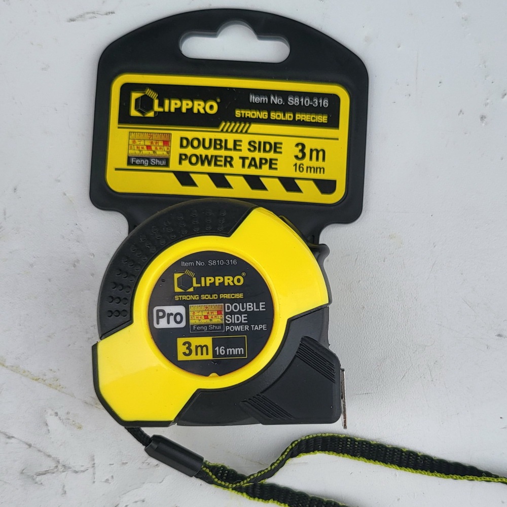 Jual METERAN LIPPRO 3 METER DUA SISI TEBAL HEAVY DUTY 3M 3 M | Shopee ...