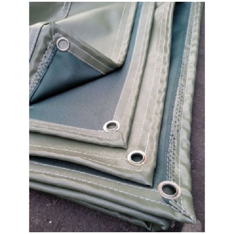 Jual TERPAL KAIN CV/TERPAL TENTARA 5×6 BAHAN TEBEL TIDAK MUDAH RAPUH ...