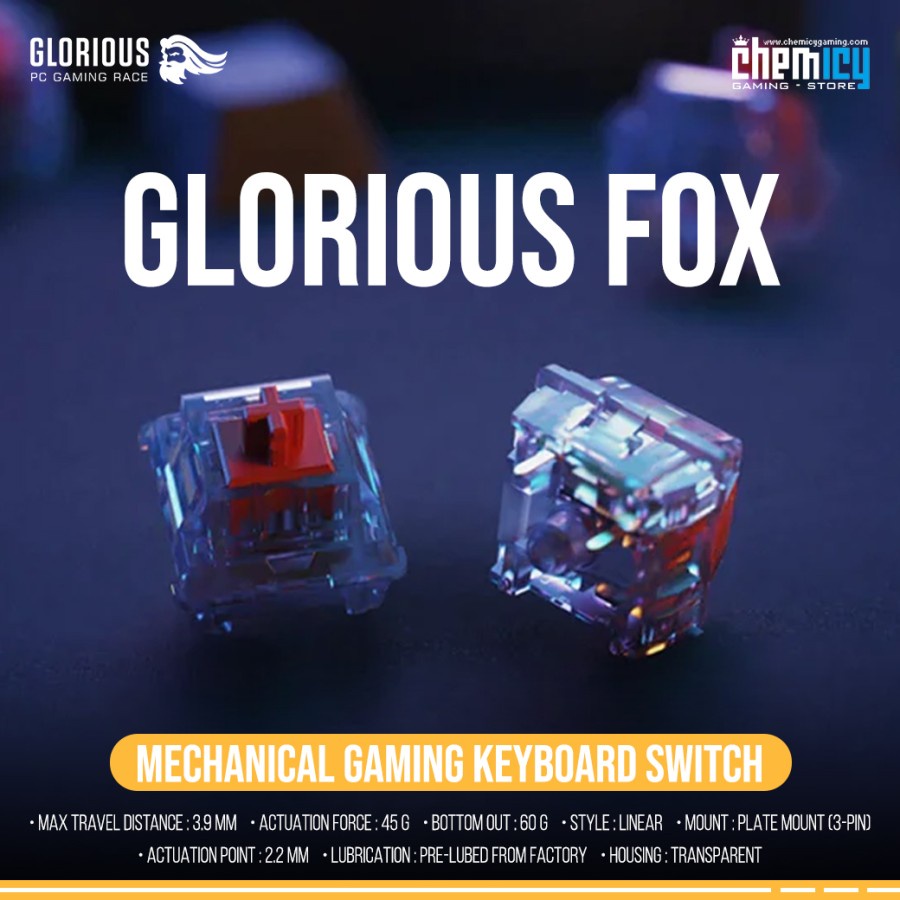 Jual Glorious Fox Mechanical Gaming Keyboard Switch | Shopee Indonesia