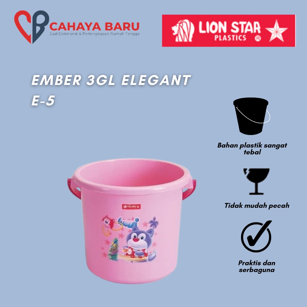 Jual LION STAR EMBER 3GL ELEGANT E-5 (GO-SEND) | Shopee Indonesia