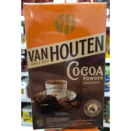Jual Coklat Bubuk (Cocoa Powder) Van Houten 80gr | Shopee Indonesia