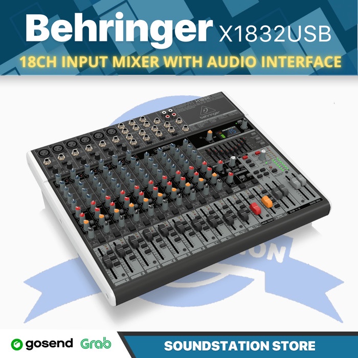 Jual Behringer Xenyx X1832USB Premium 18 Input 3 Bus Mixer USB ...