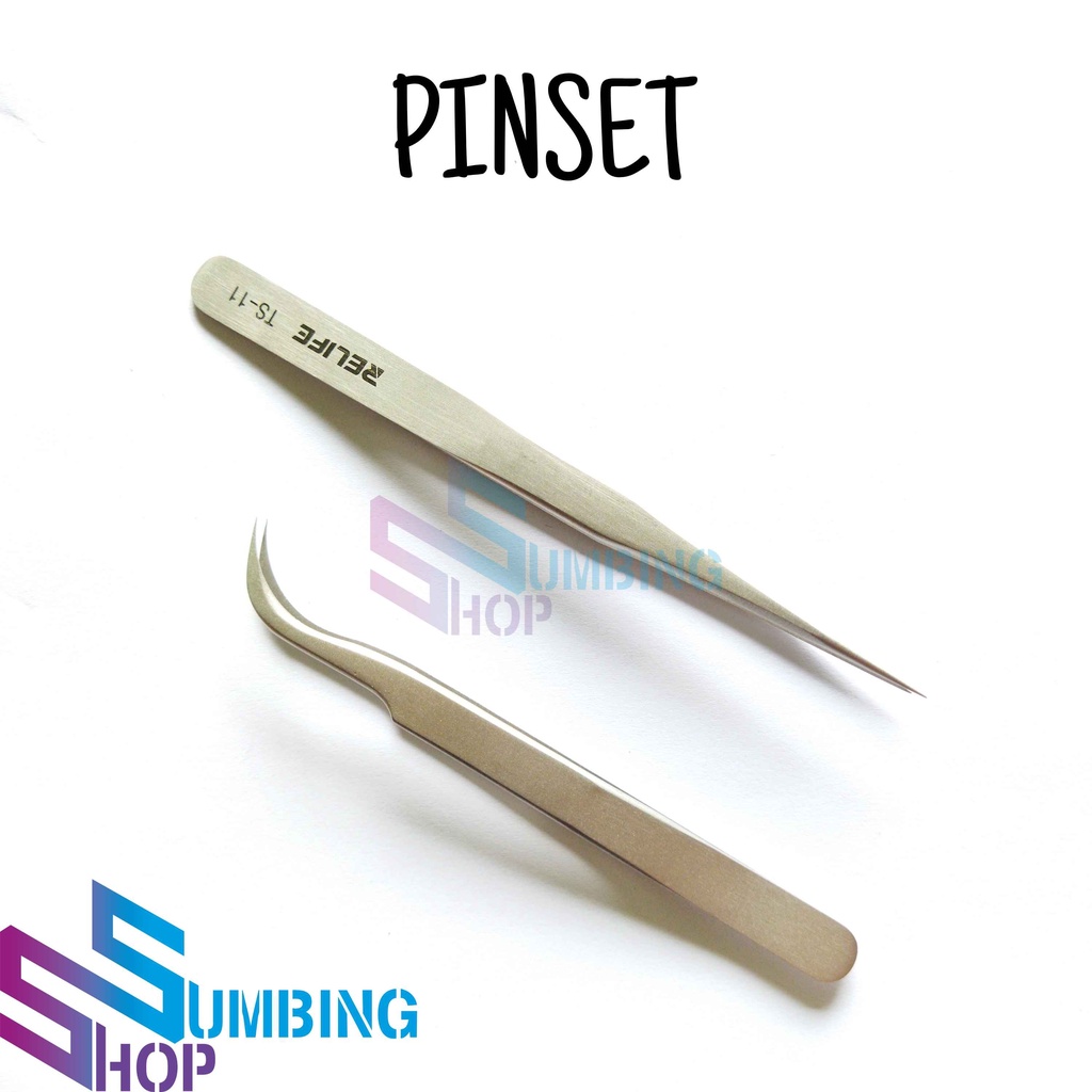 Jual Pinset Bengkok Relife Tools Tweezers Relife Pinset Lurus Original ...