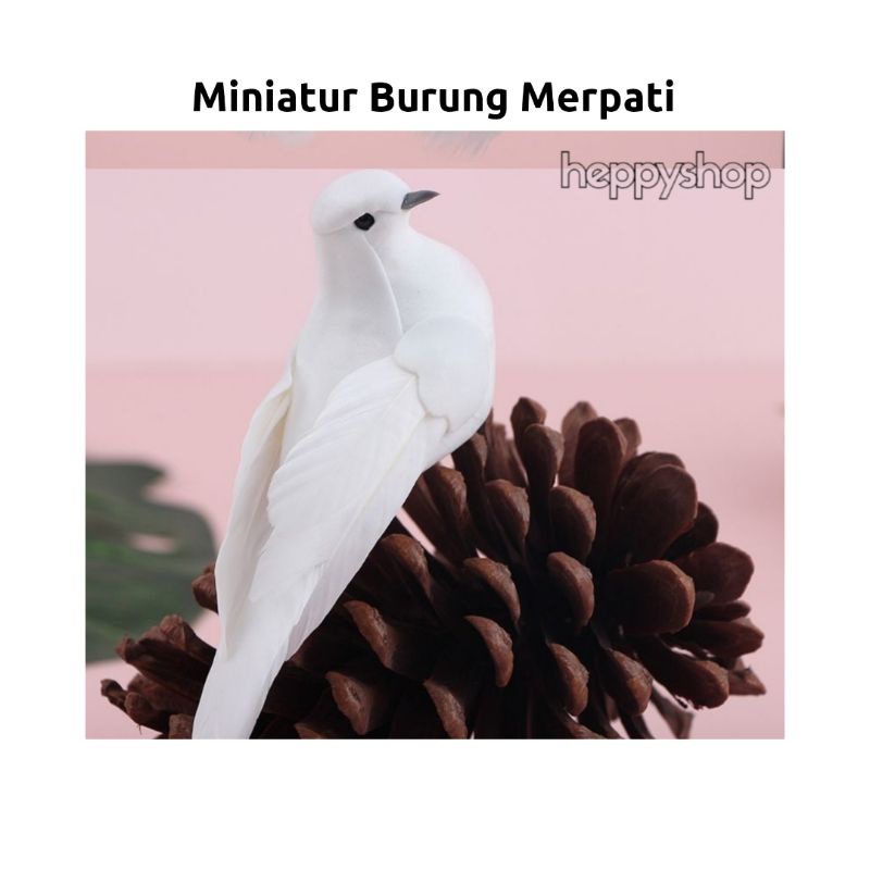 Jual Miniatur Burung Merpati, Hiasan Burung Merpati Putih | Shopee ...