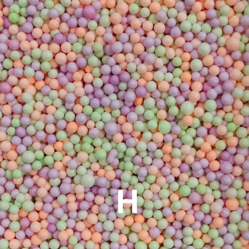 Jual STYROFOAM BUTIRAN WARNA - WARNI ISI 6 GELAS AQUA | Shopee Indonesia