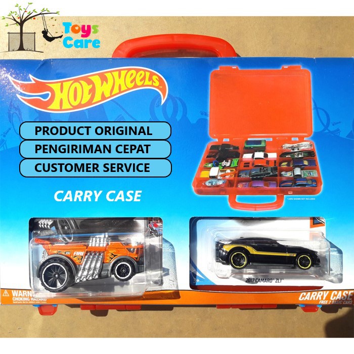 Jual Hot Wheels Carry Case Hot Box Tas Koper With 2pcs Diecast ...
