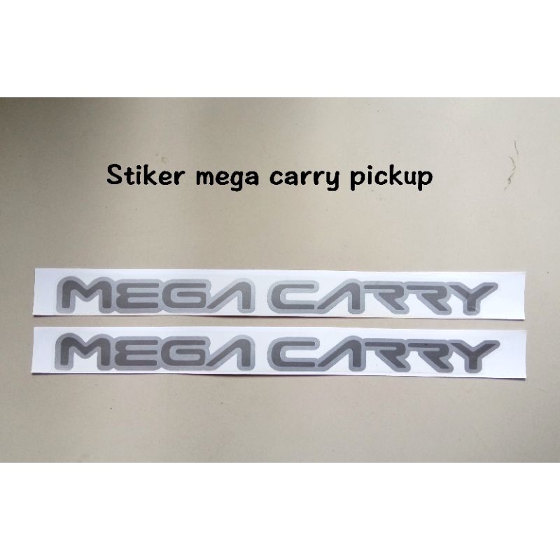 Jual Stiker Mega Carry pick up bak / Sticker Mega Carry Bak Pick up ...