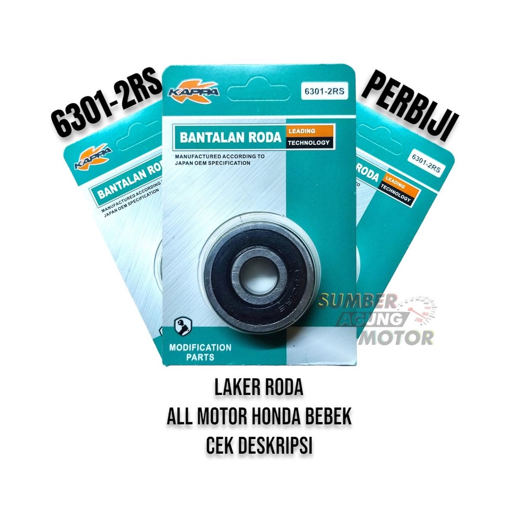 Jual BEARING KLAHER LAKER LAHER 6301 RODA RODA PRIMA SUPRA LEGENDA ...