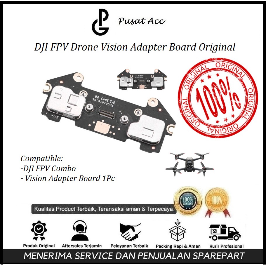 Jual DJI FPV Vision Sensor Adapter Board Original for Dji Fpv Board ...