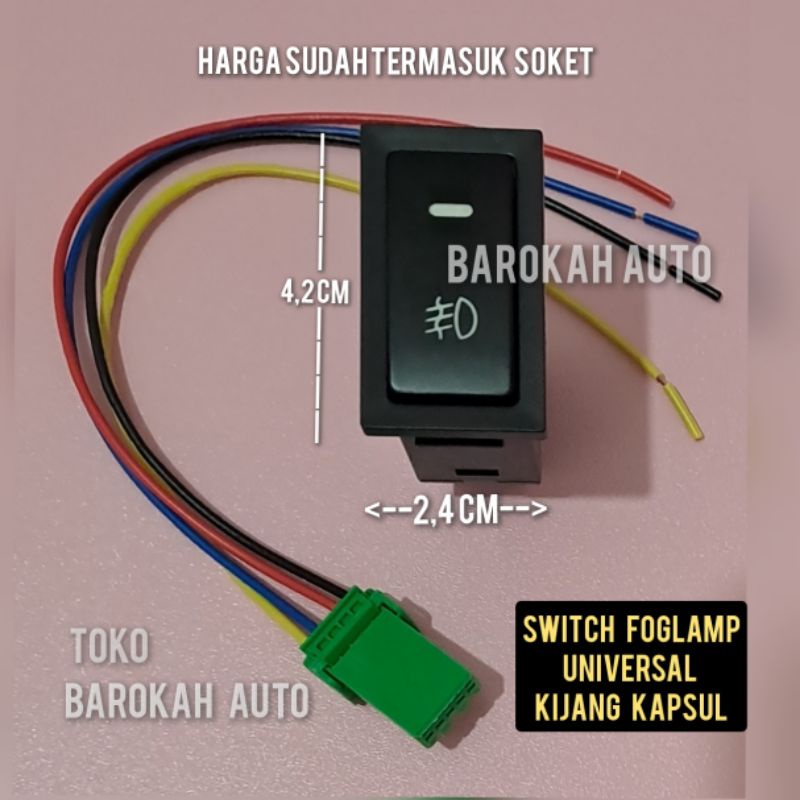 Jual switch foglamp mobil kijang saklar on off universal | Shopee Indonesia