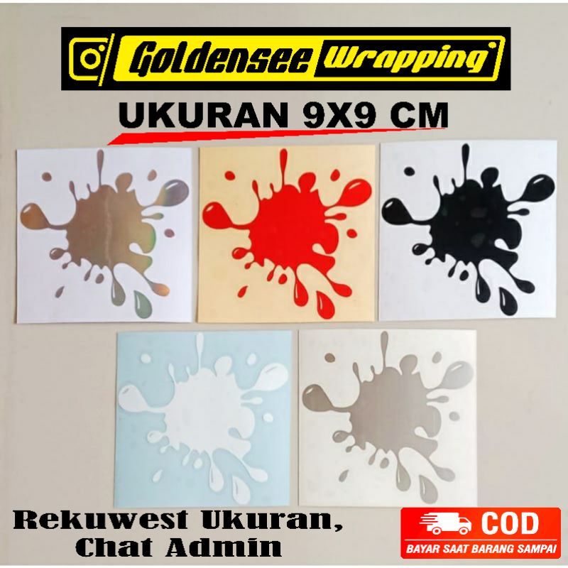Jual Cutting Sticker Bercak penutup Lecet/goresan, sticker bercak ...