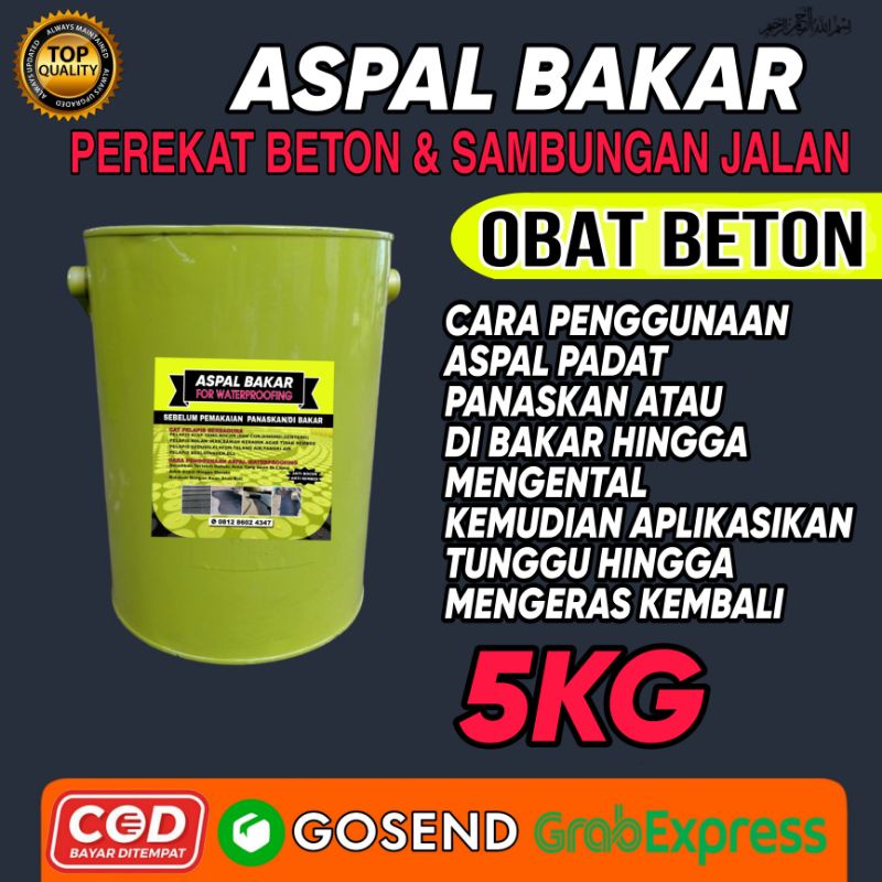 Jual ASPAL BAKAR 5KG PEREKAT BETON DAN SAMBUNGAN JALAN | Shopee Indonesia