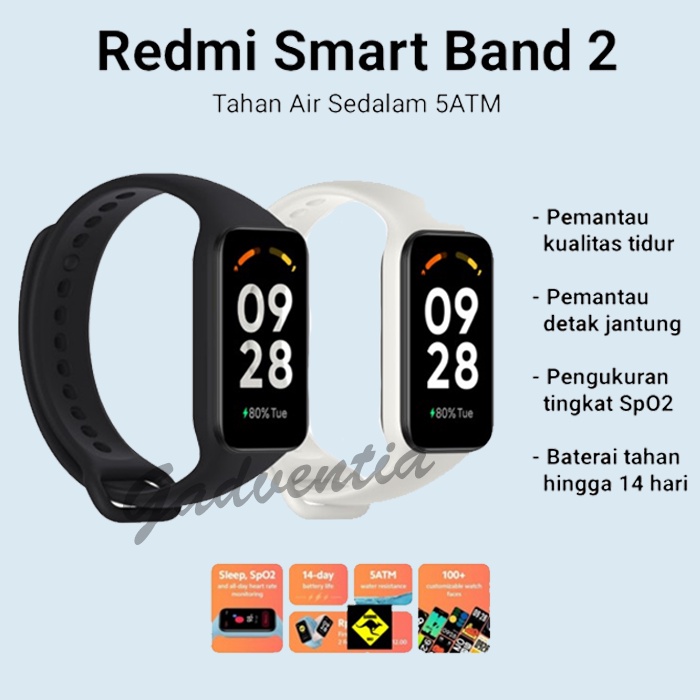 Jual Xiaomi Mi Redmi Smart Band 2 Jam Tangan Olahraga Fitness Smart Watch Sport Sp02 Heat Rate ...